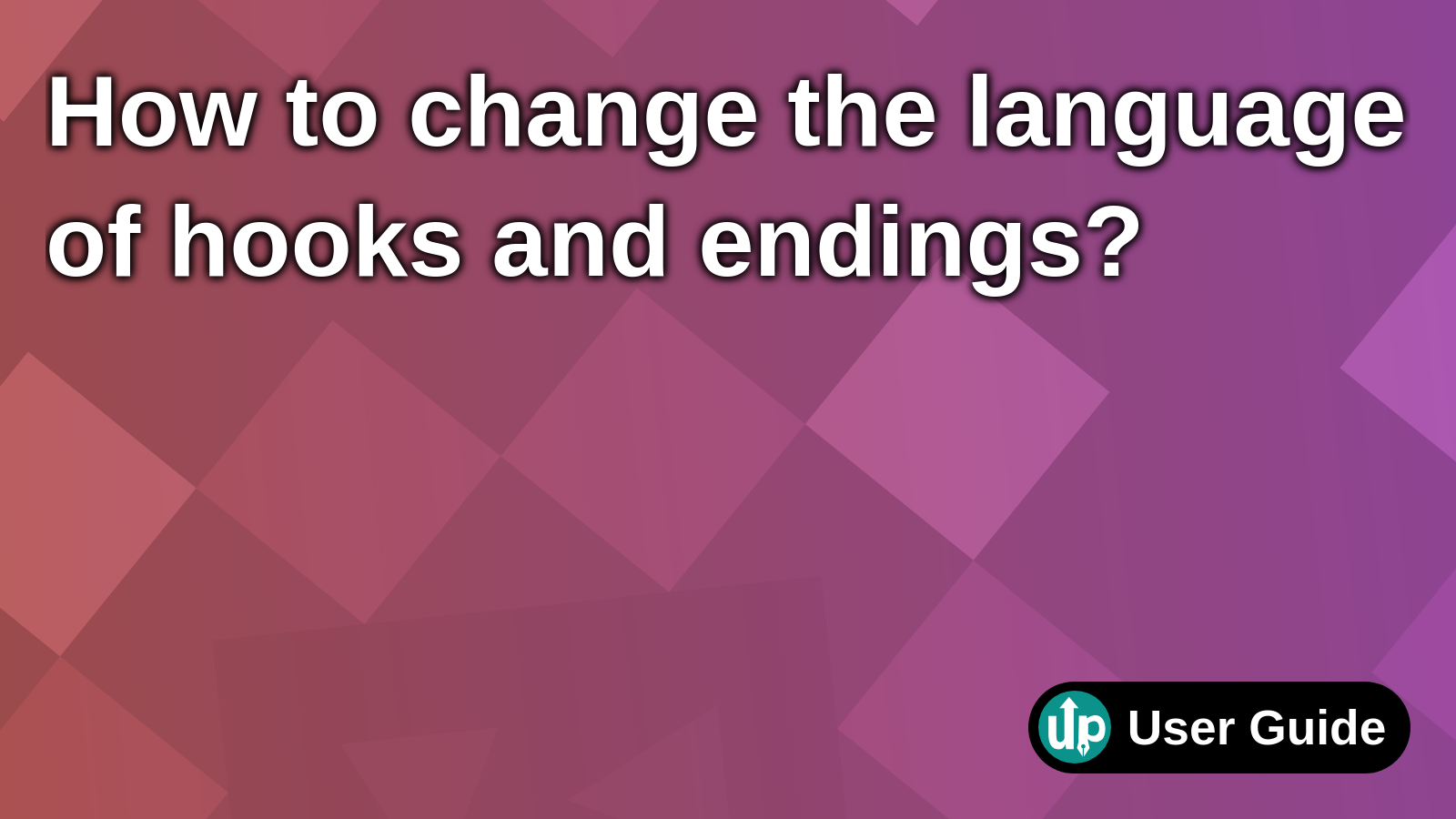 How to change the language of hooks and endings? | User guide | AuthoredUp