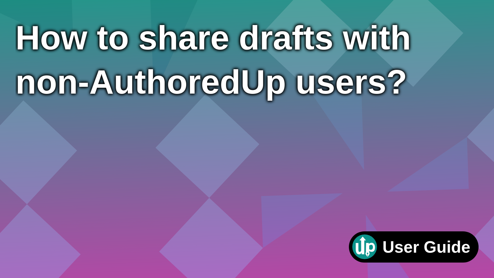 How to share drafts with non-AuthoredUp users? | User guide | AuthoredUp