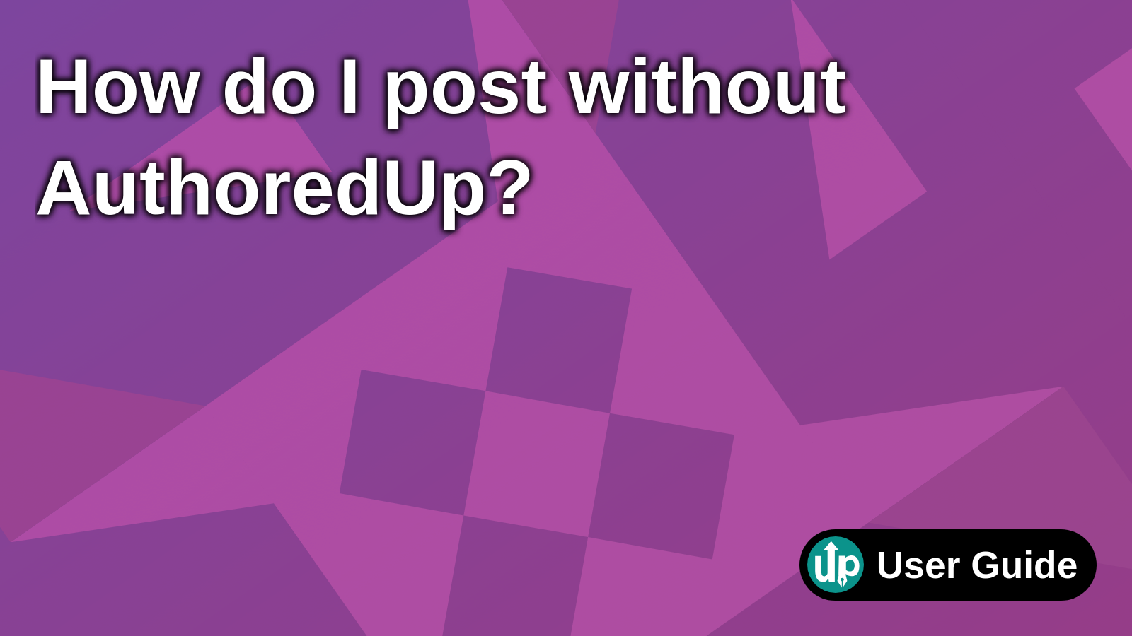 How do I post without AuthoredUp? | User guide | AuthoredUp