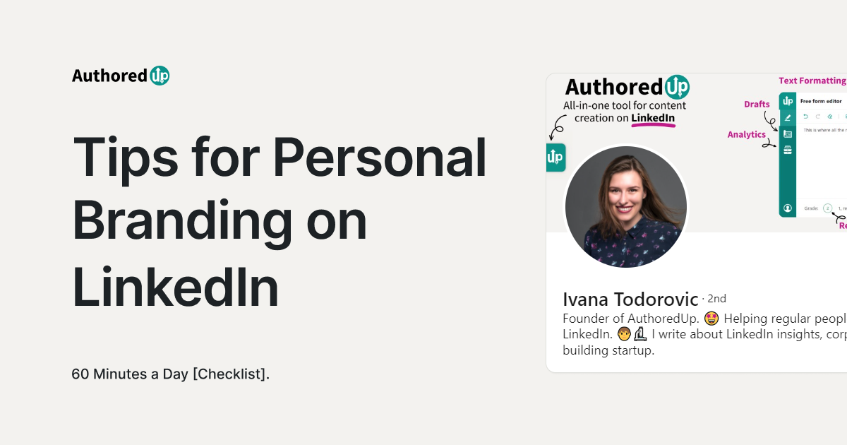 5 Tips for Personal Branding on LinkedIn | AuthoredUp